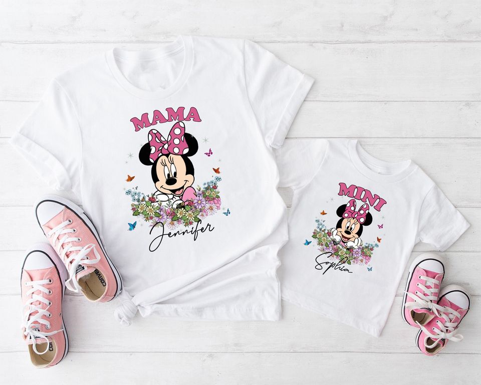 Minnie Mouse Mama and Mini Shirt, Disney Mini Mama Shirt, Disney Mom ...