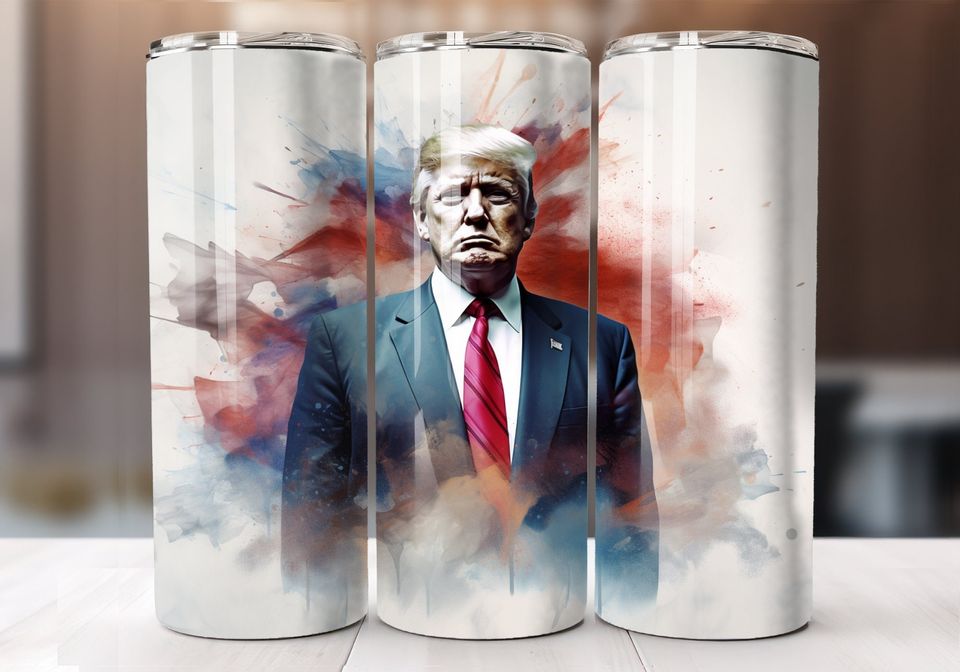 Donald Trump 20 oz Tumbler Wrap Sublimation, Printable Wrap, Straight ...