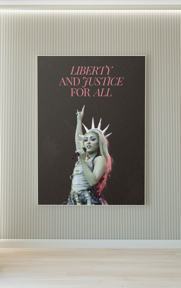 Liberty and Justice for All - Chappell Roan Poster Unframed poster ...