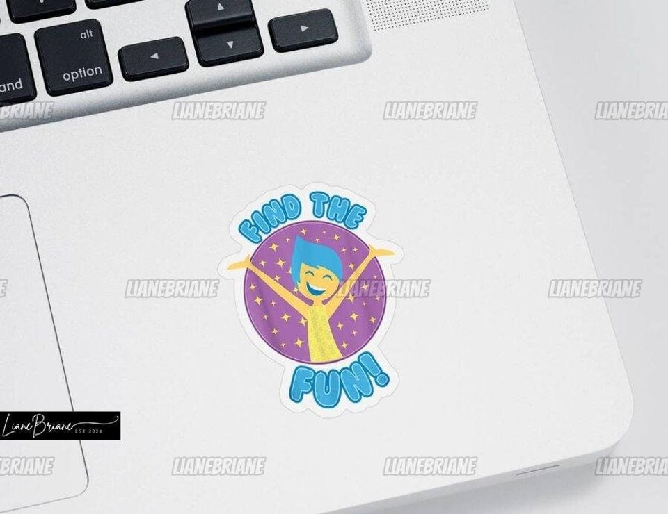 Disney Inside Out 2 Joy Sticker, It's Okay To Feel All The Feels ...