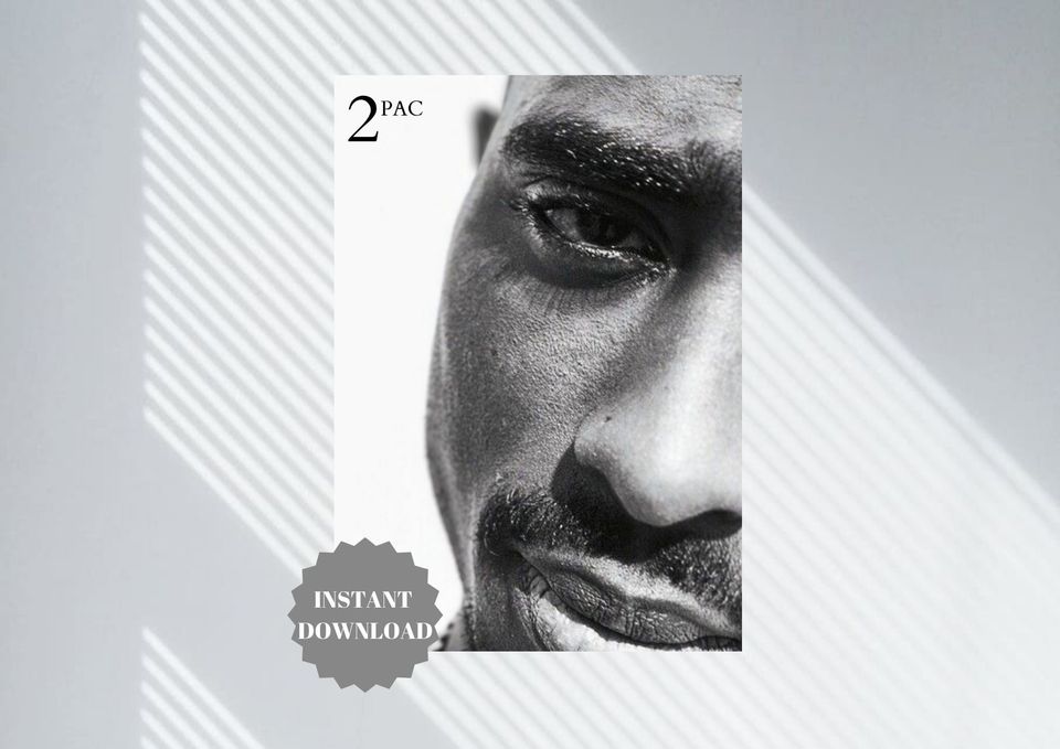 Tupac Poster| Tupac Shakur Poster| Hip Hop Poster| 2Pac Poster| Rapper ...