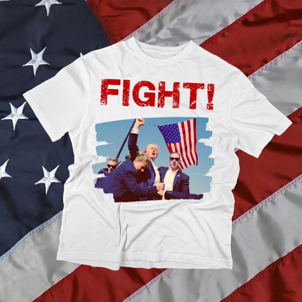 Fight Donald Trump Shirt, I Will Fight Trump, I Stand With Trump, Make ...