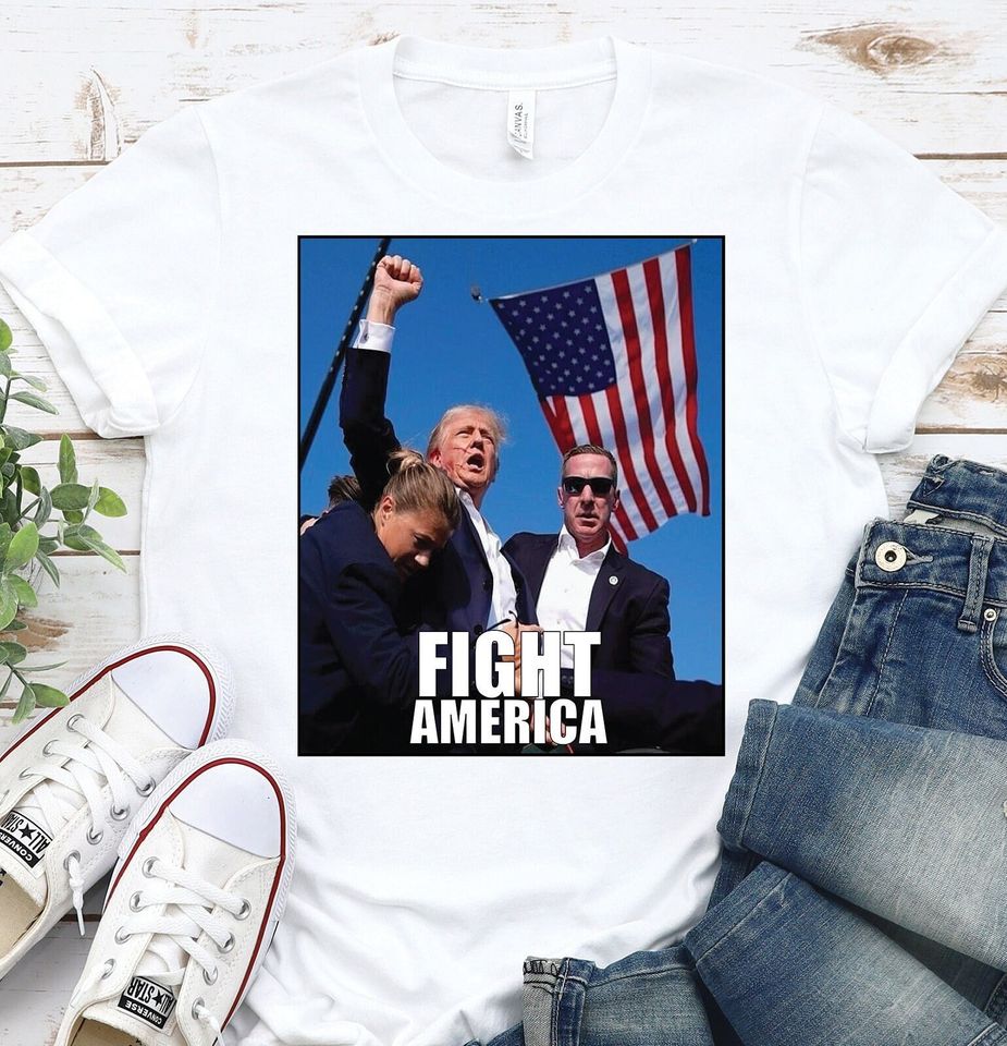 Fight Donald Trump Shirt, I Will Fight Trump, I Stand With Trump, Make ...