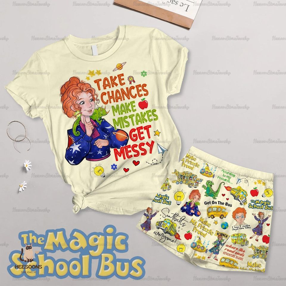 The Magic School Bus Pajamas, The Magic School Bus Shirt, Magic School ...