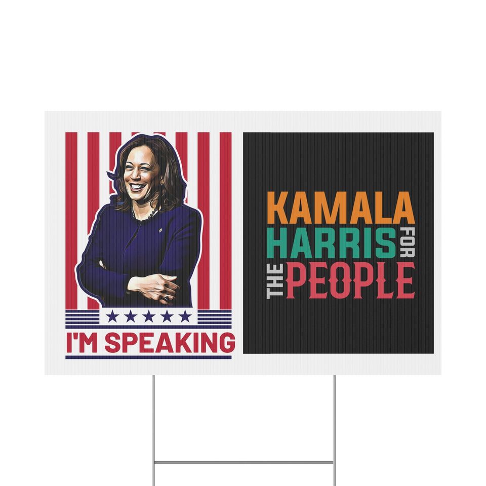 Kamala Harris 2024 Yard Sign - Show Your Support | Bold & Durable | ID ...