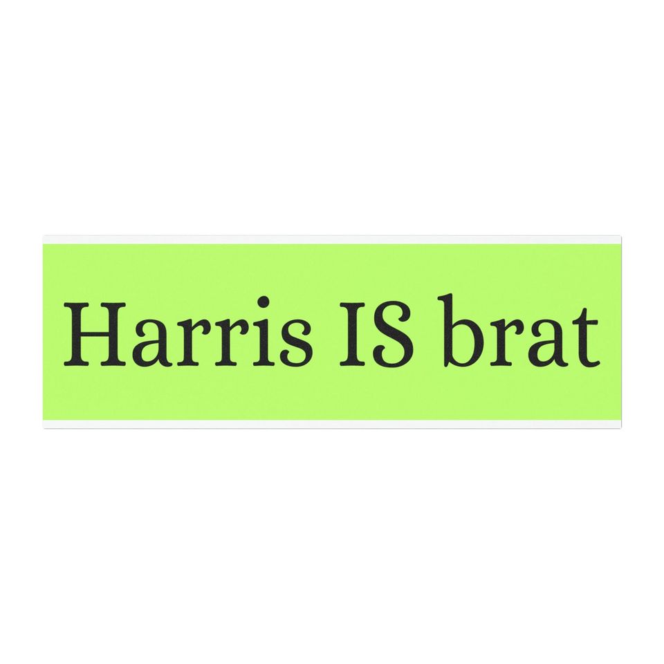 Kamala IS brat-Harris IS brat-Harris 2024-Kamala Harris-Car Magnets ...