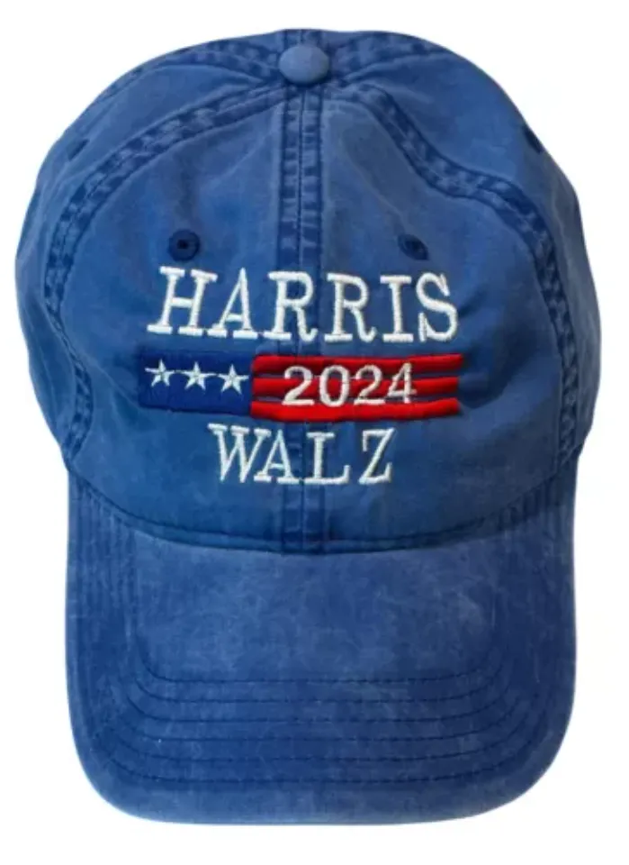 Harris Walz 24 Embroidered Cap, Kamala Harris For President 2024 Cap ...