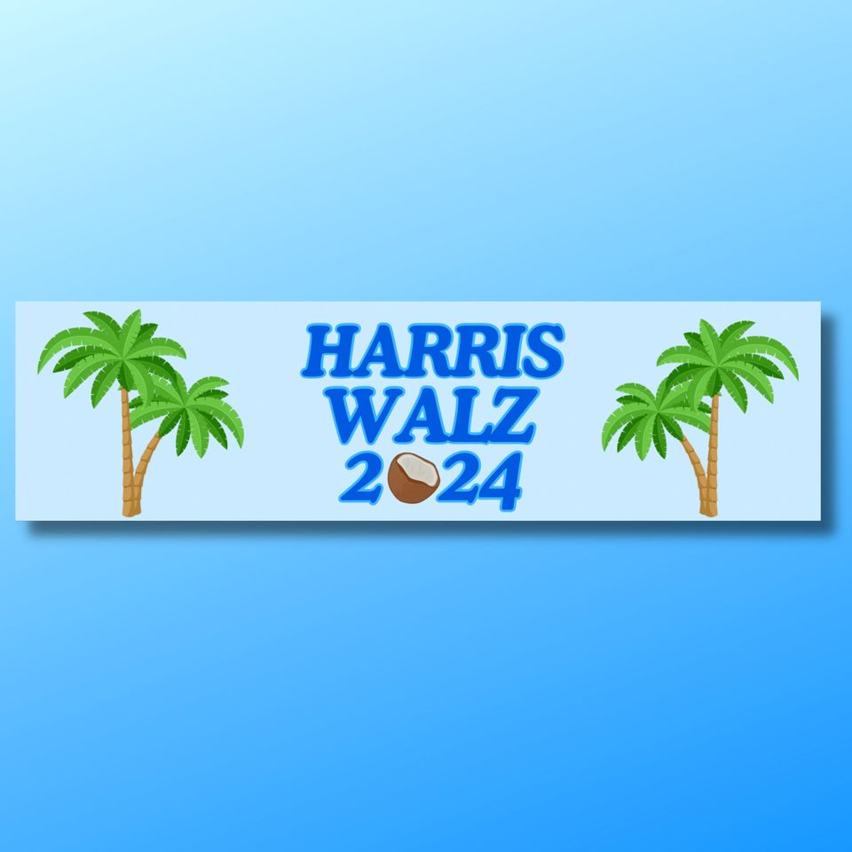 Harris Walz Car Magnet, Harris Walz Bumper Magnet, Harris Walz Magnet ...