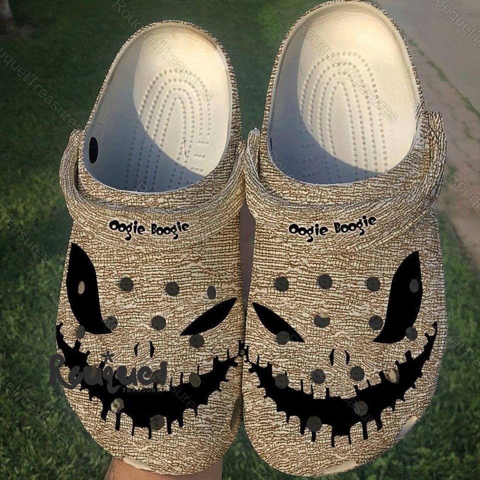 Halloween Oogie Boogie Clogs, Boogie Man Sandals, Oogie Boogie Summer ...