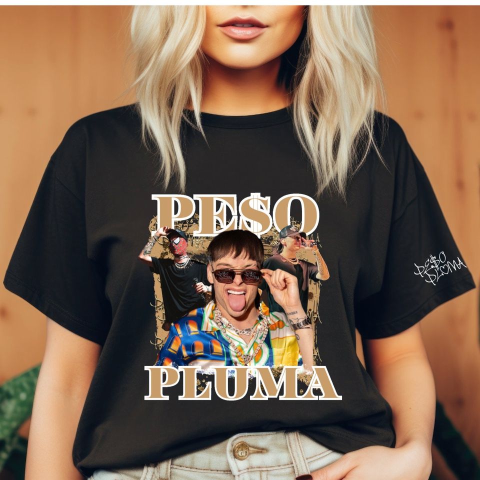 Peso Pluma Tee, PP Shirt, Peso Pluma Fan Shirt, Peso Pluma Merch | ID ...