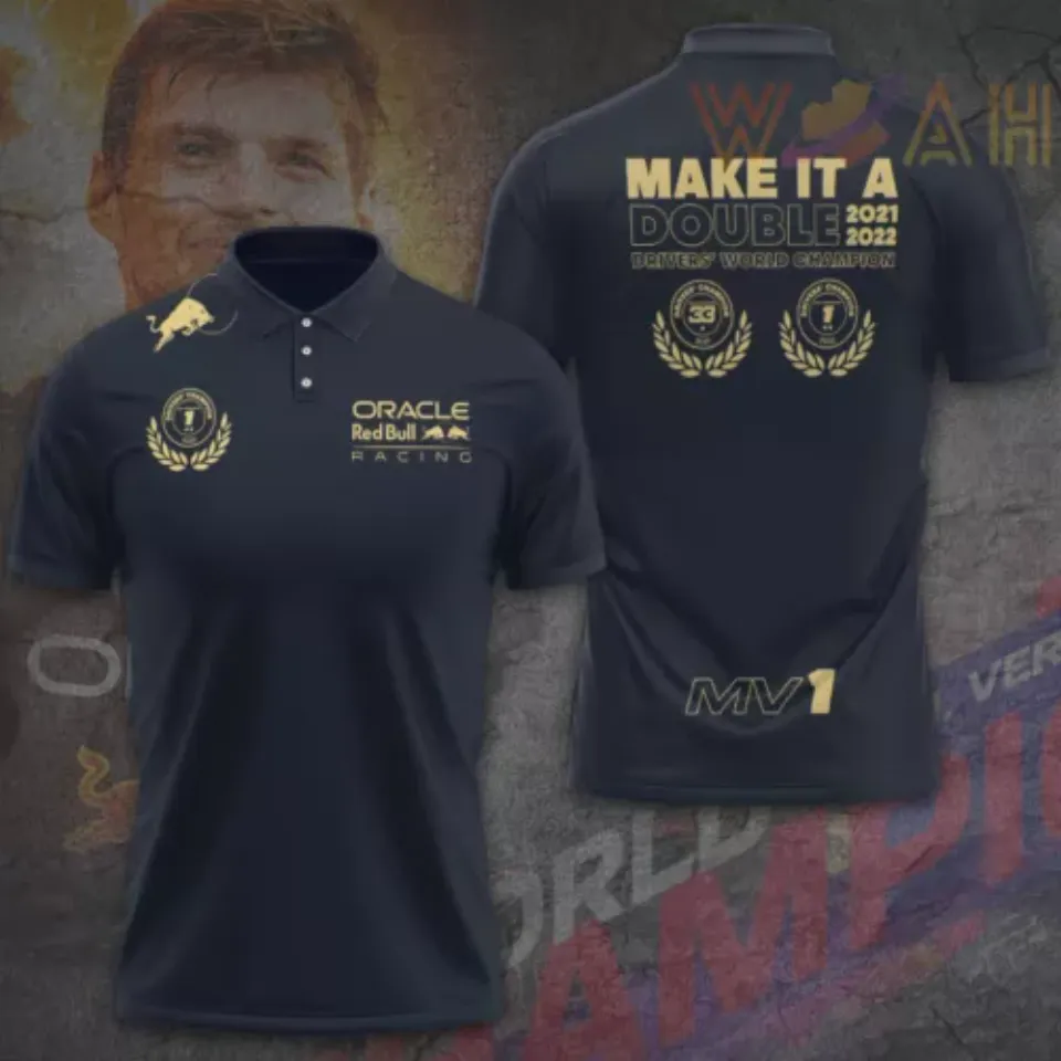 Max Ver stappen Championship Polo Shirt | ID 19691498 by DaniePinheiro ...