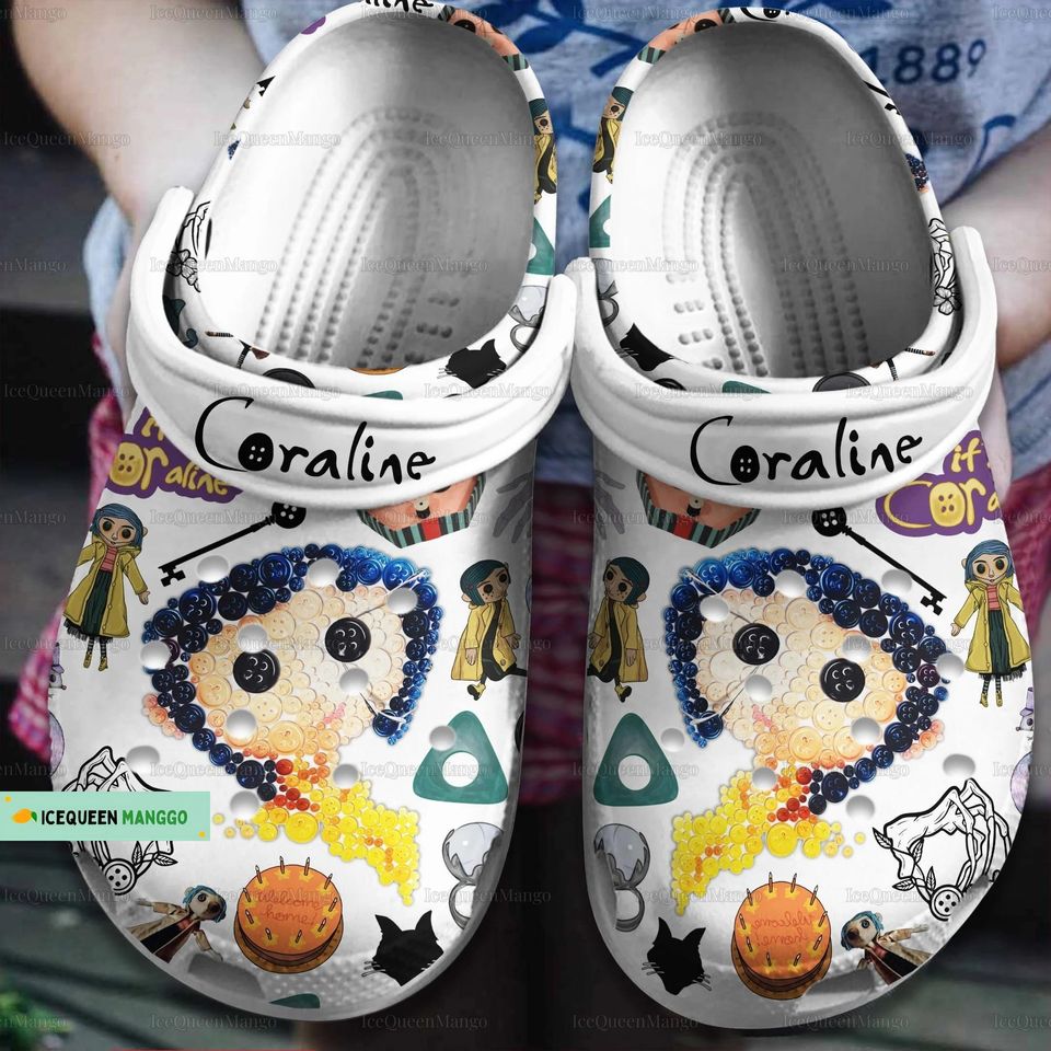Horror Coraline Movie Shoes, Halloween Coraline Doll Sandals, Coraline ...