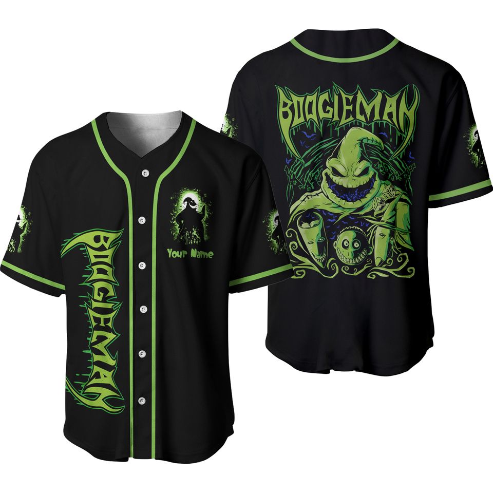 Personalized Oogie Boogie Shirt, Oogie Boogie Baseball Jersey ...