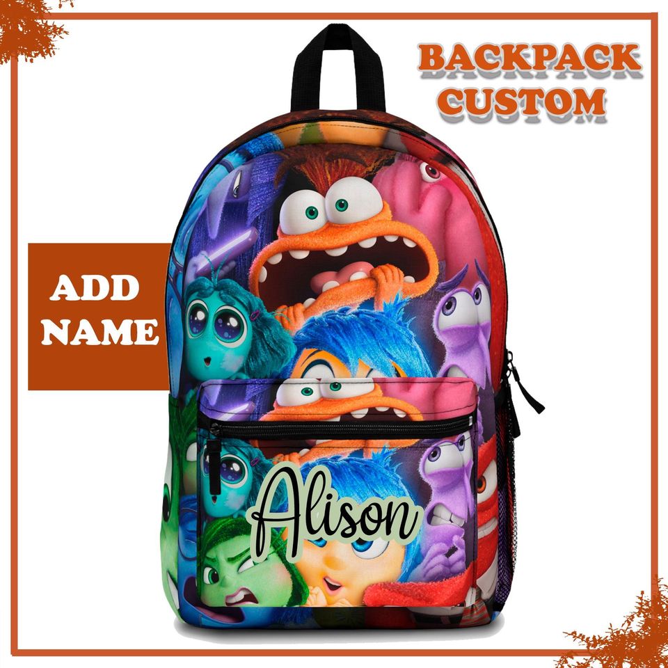 Inside Out Backpack / It's Ok to Feel all this Feels / Disney Backpack ...