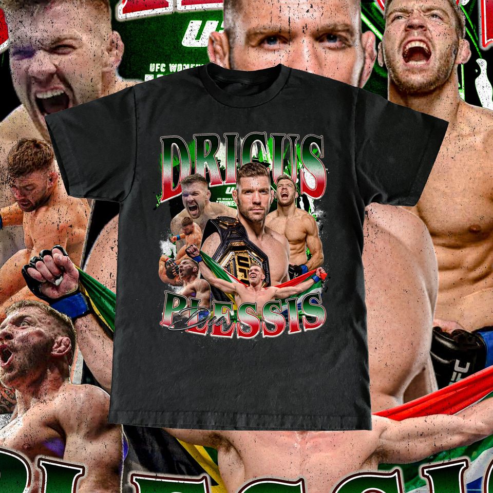 Dricus Du Plessis T Shirt High Quality Print - UFC Fan DDP Fighter ...