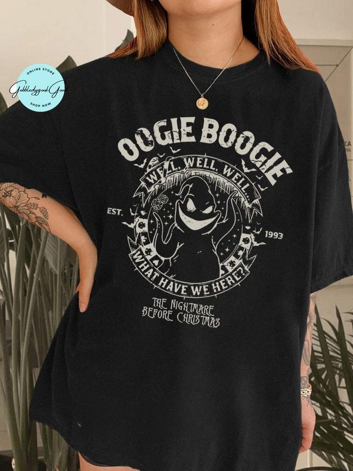 Vintage Boogie Man Comfort Colors, Oogie Boogie Shirt, Nightmare Before ...