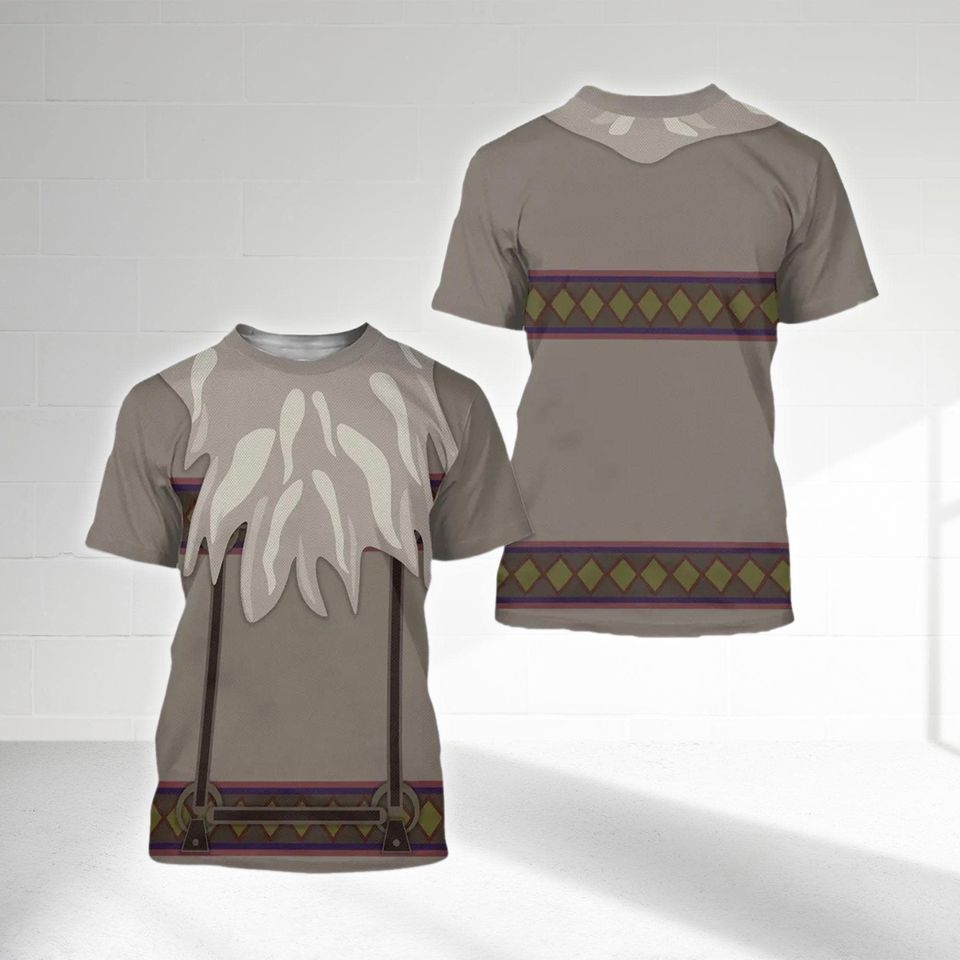 Sven Costume T-Shirt, Frozen Sven Cosplay Costume Shirt, Reindeer ...