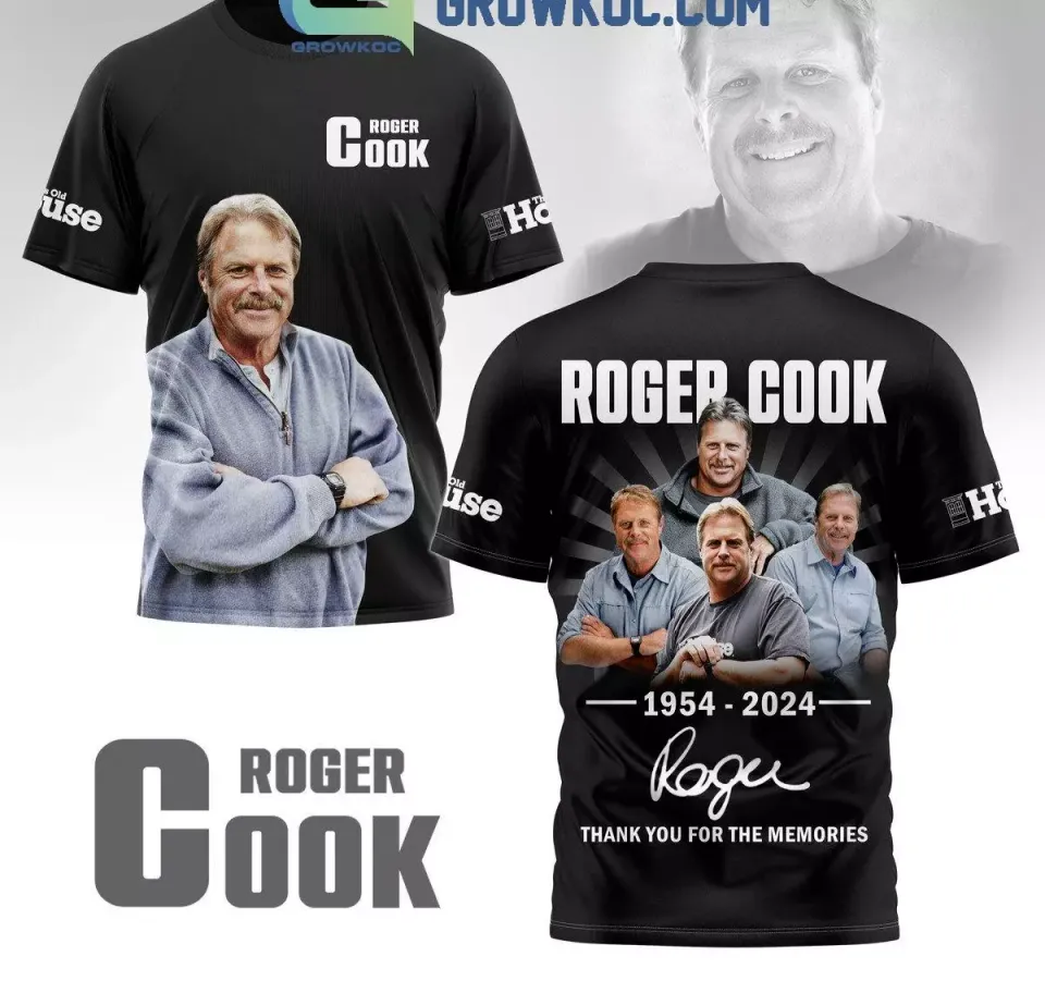 Roger Cook 1954-2024 Thank You 3D T-Shirt | ID 20149850 by Edward ...
