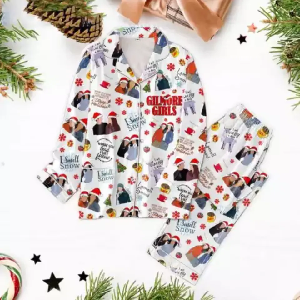 Stars Hollow Pajamas Set, Luke’s Diner Women Pajamas, Gilmore Girls ...