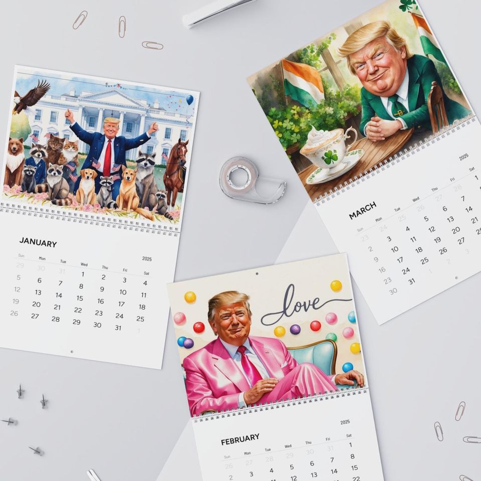 Trump 2025 Wall Calendars | MAGA | 2025 Trump Gifts | ID 20230322 by ...