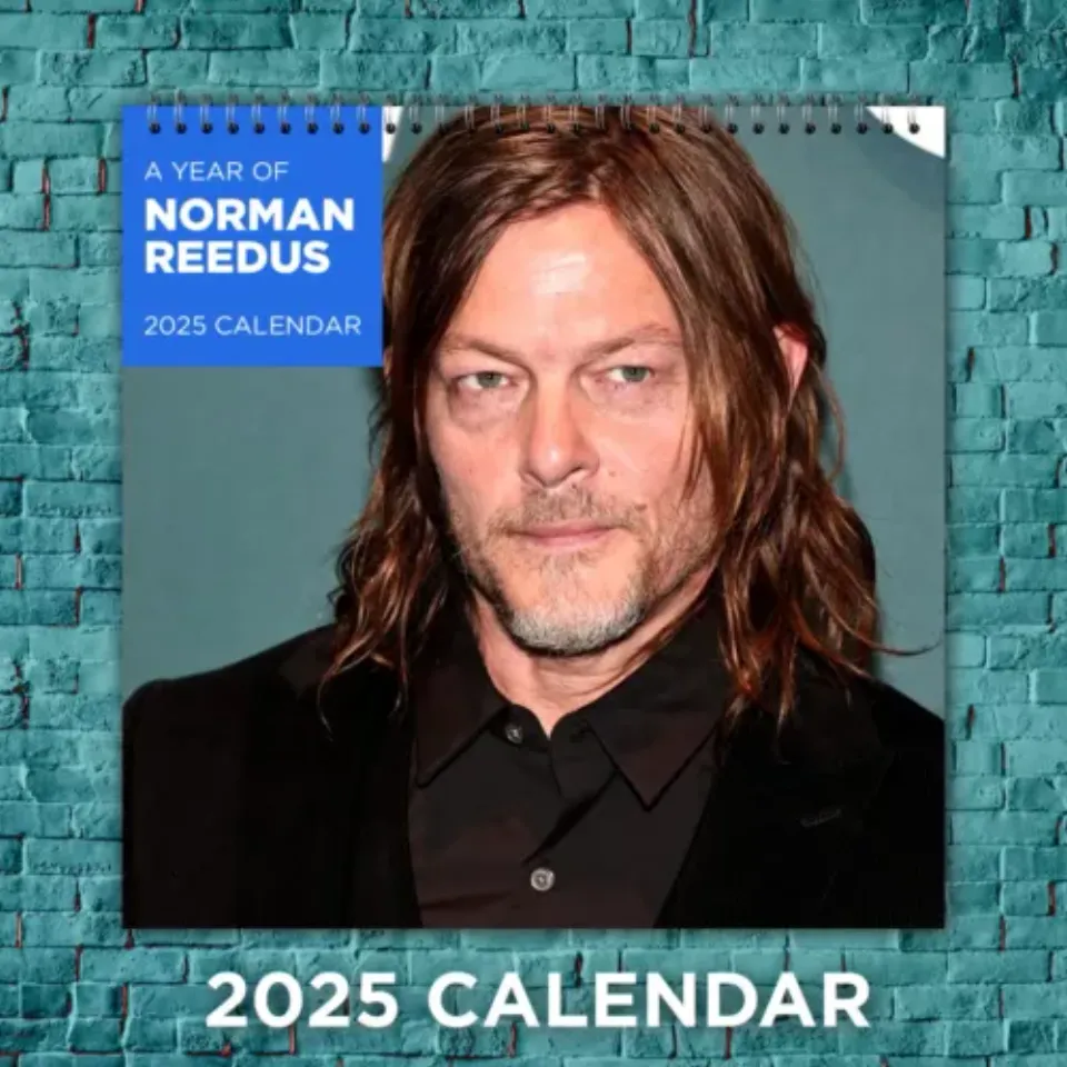 Norman Reedus 2025 TV Stars Calendar, 12-Month Actor Wall Calendar | ID ...