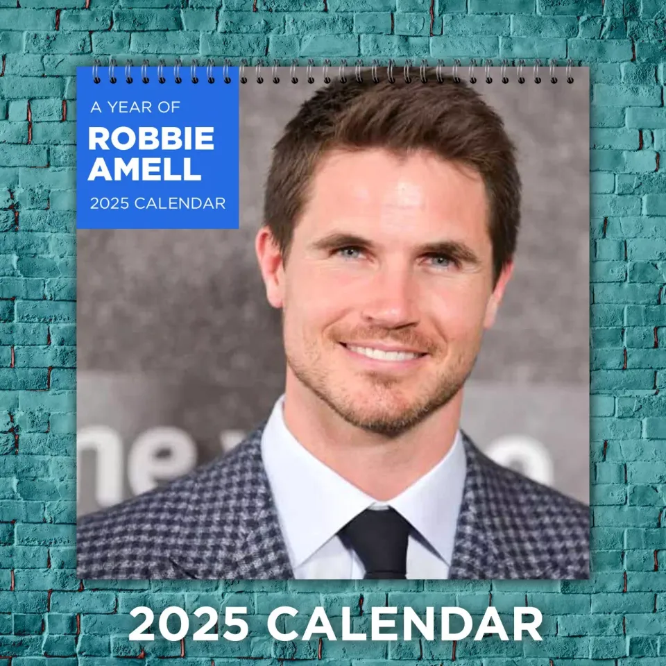 Robbie Amell 2025 Calendar, 12-Month TV & Film Actor Wall Calendar | ID ...
