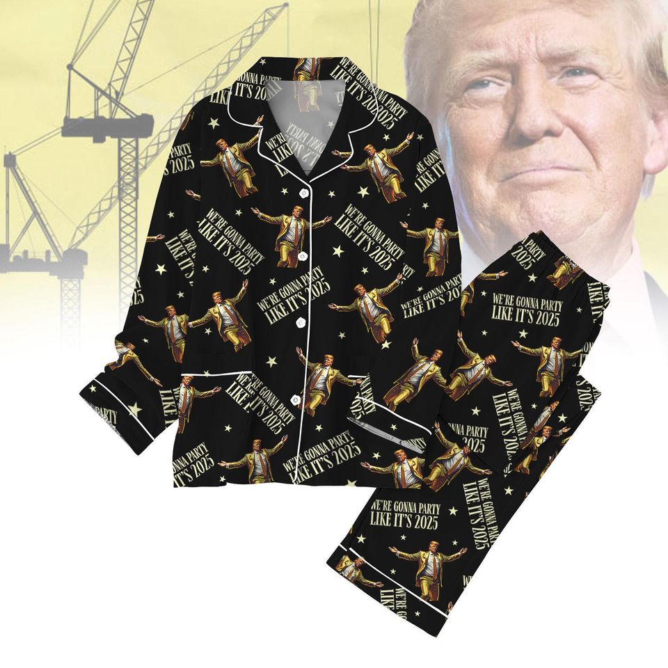 Trump Pajamas Set, Happy New Year 2025 Pajamas, America Shirt, Funny ...