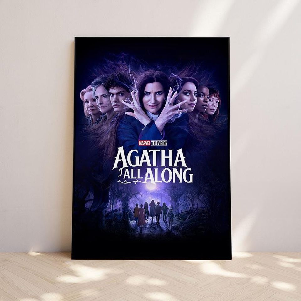 Agatha All Along 2024 Tv Series Movie Poster Holiday Gifts Id