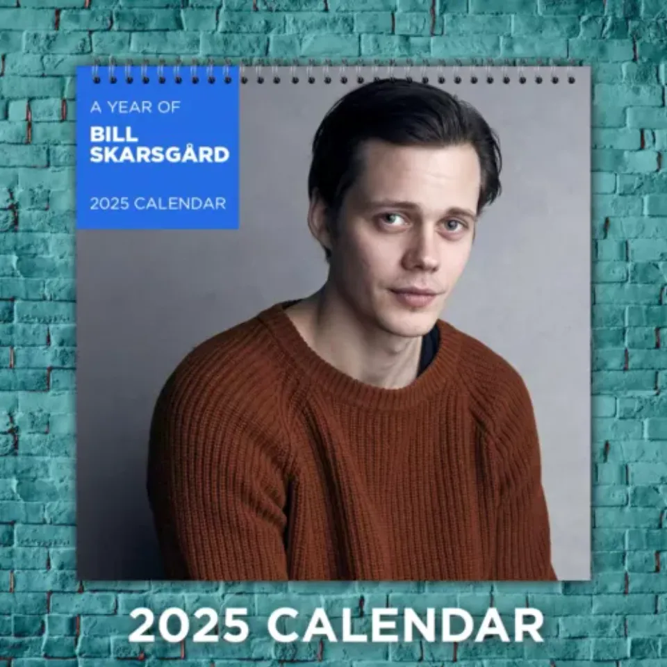 Bill Skarsgård 2025 International Film Stars Calendar, 12-Month Actor ...