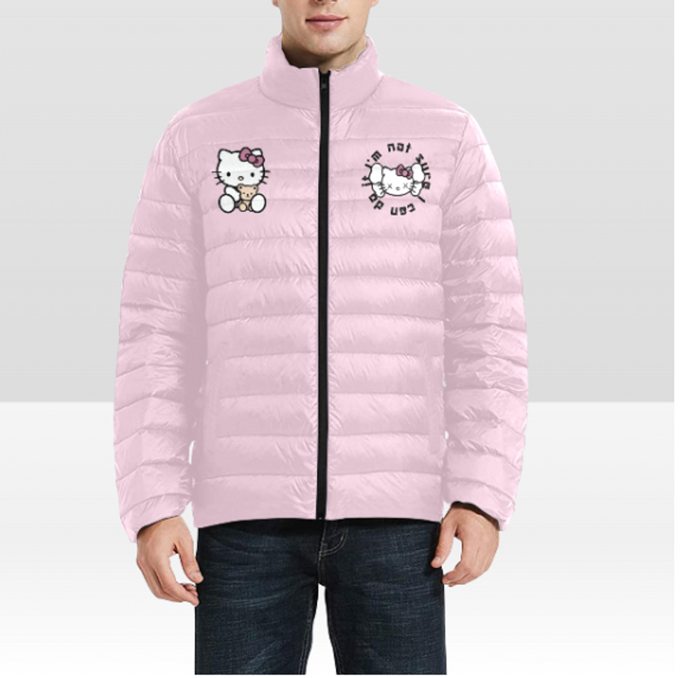Sanrio Hello Kitty Fashion Cute Black Puffer Jacket | ID 19967515 by ...