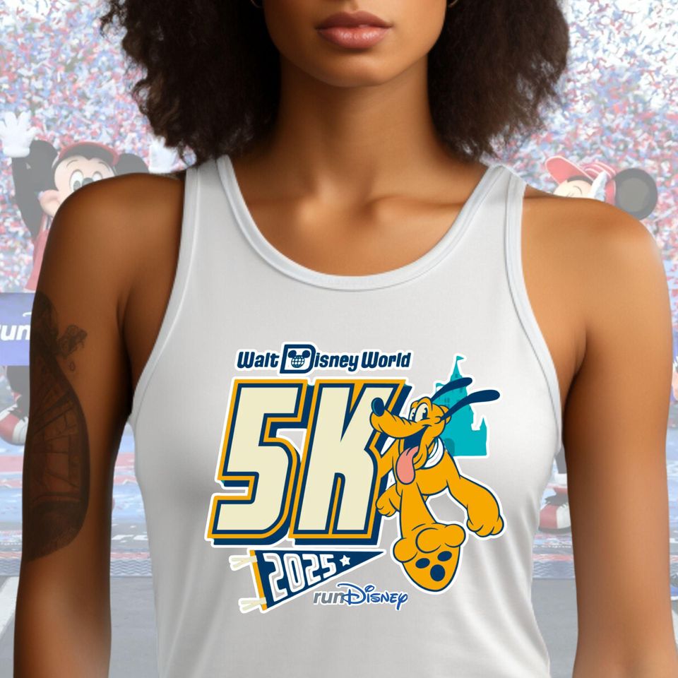 Walt Disney World 5K Pluto Shirt, Fun Run Disney Tee, Disney Marathon ...