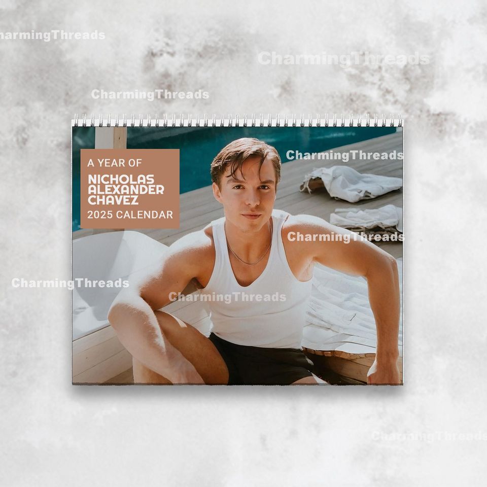 2025 Nicholas Alexander Chavez Wall Calendar,New Year Gift, 2025 Wall ...