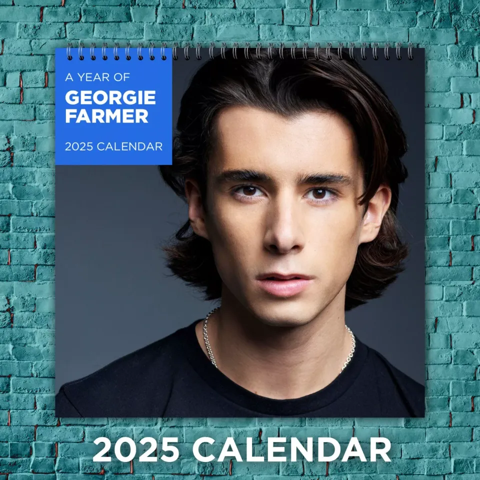 Georgie Farmer 2025 TV Stars Calendar, 12-Month Actor Wall Calendar ...