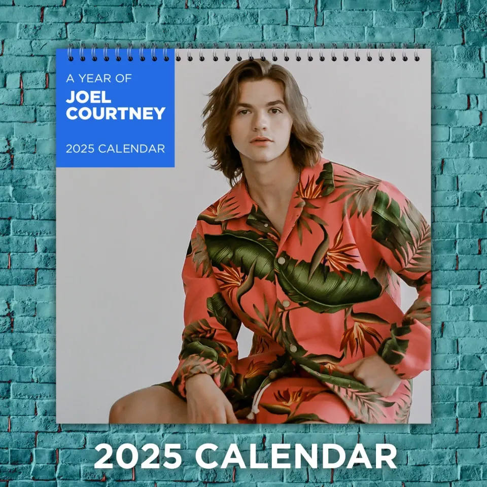Joel Courtney 2025 TV Stars Calendar, 12-Month Actor Wall Calendar | ID ...