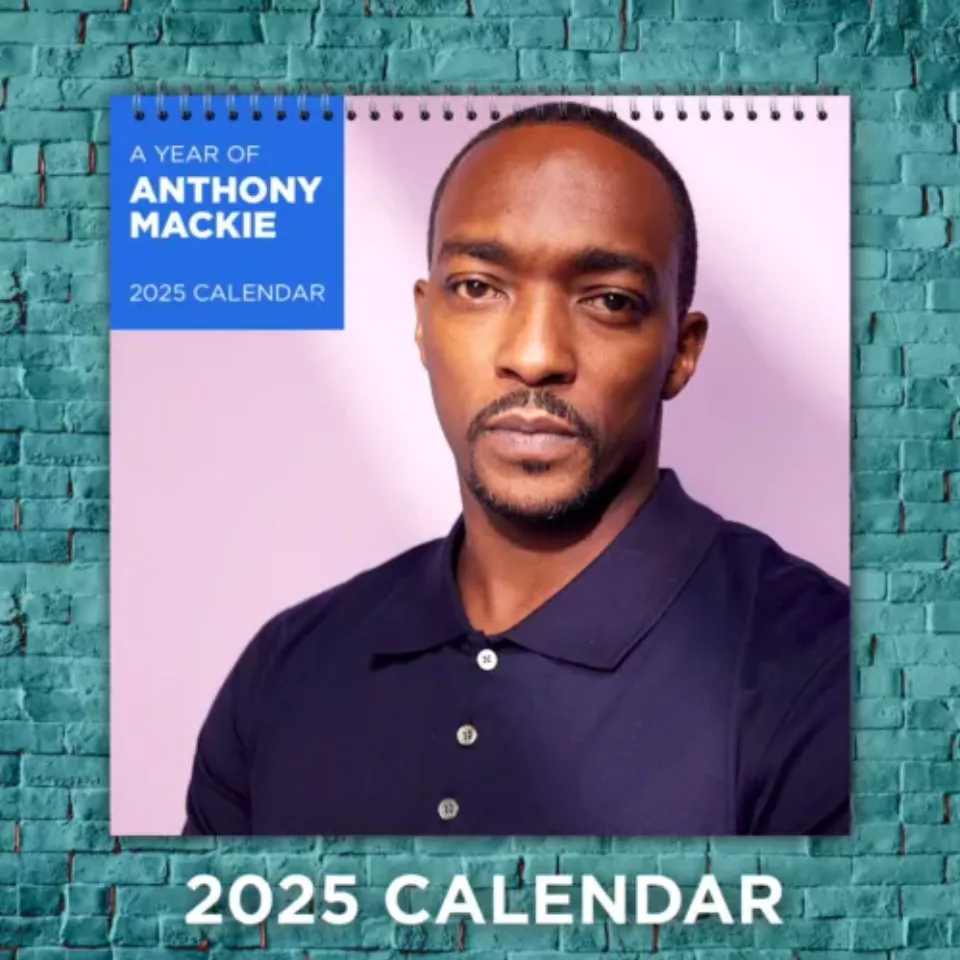 Anthony Mackie 2025 Celebrity Calendar, 12-Month Marvel Actor Wall ...