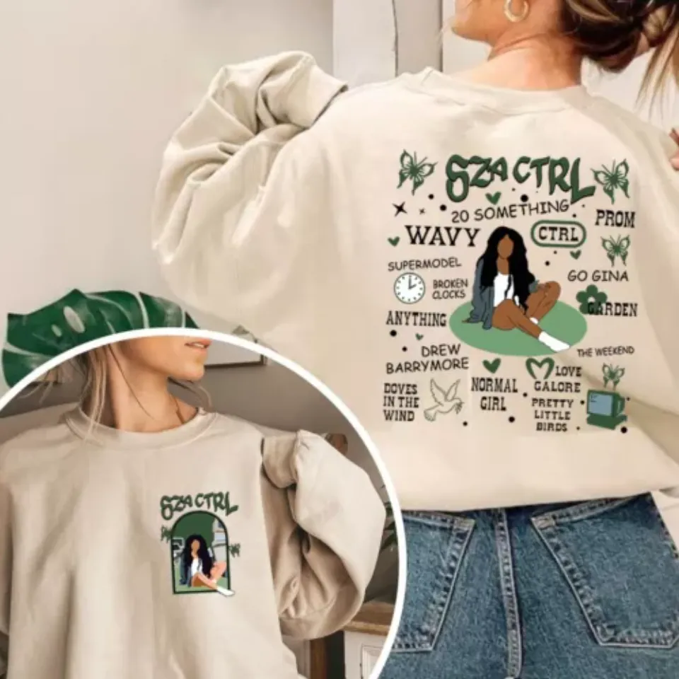 SZA Ctrl Album Shirt, Sza Ctrl Fan Shirt, Sza Good Days Sweater, Gift ...