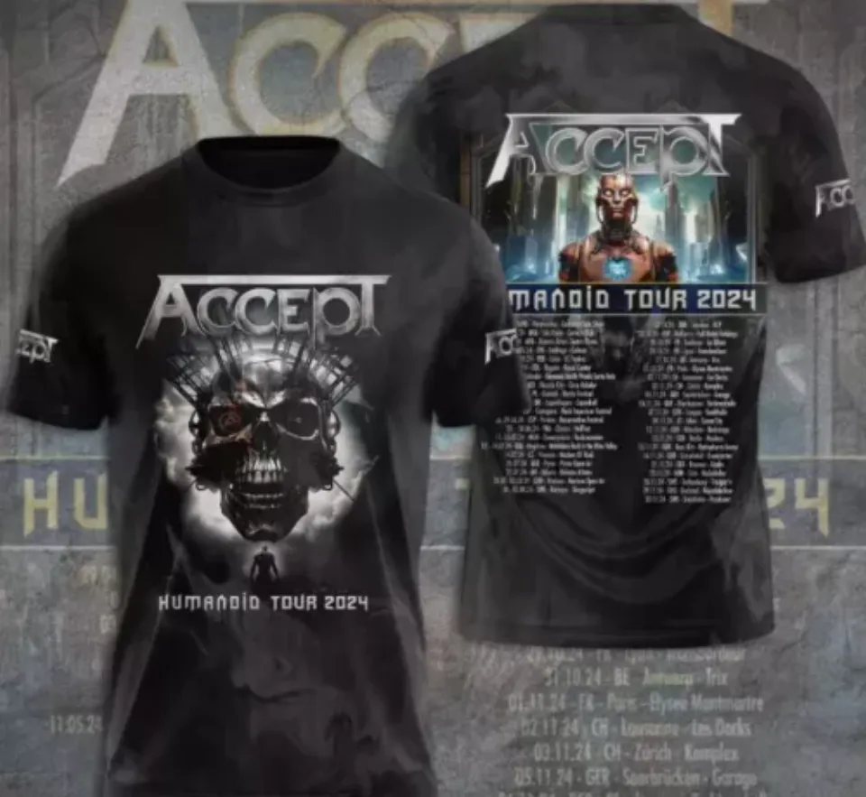 Accept Band Humanoid 3D Shirt | ID 20340481 by Bobby Martin | Printblur