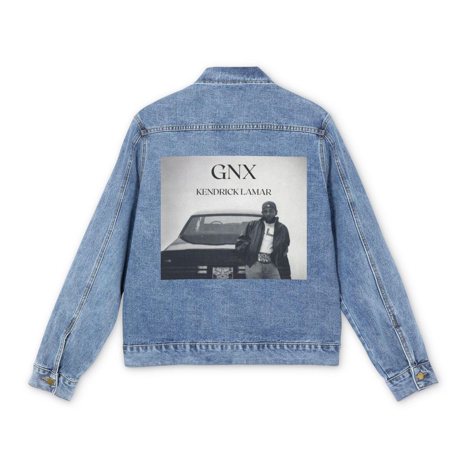 Kendrick Lamar GNX Album Cover - Y2K Musician Concert Merch Denim ...
