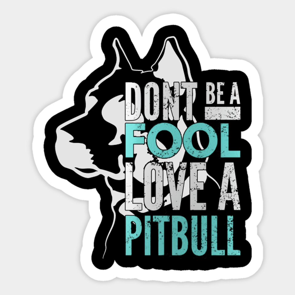 DON'T BE A FOOL LOVE A PIT BULLFUNNY - Dont Be A Fool Love A Pit Bull ...
