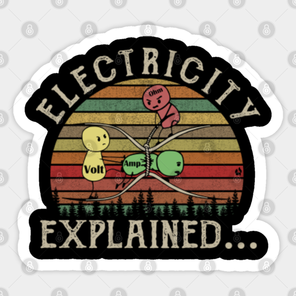 Electricity Explained.... - Electricity Explained - Sticker | ID 342715 ...