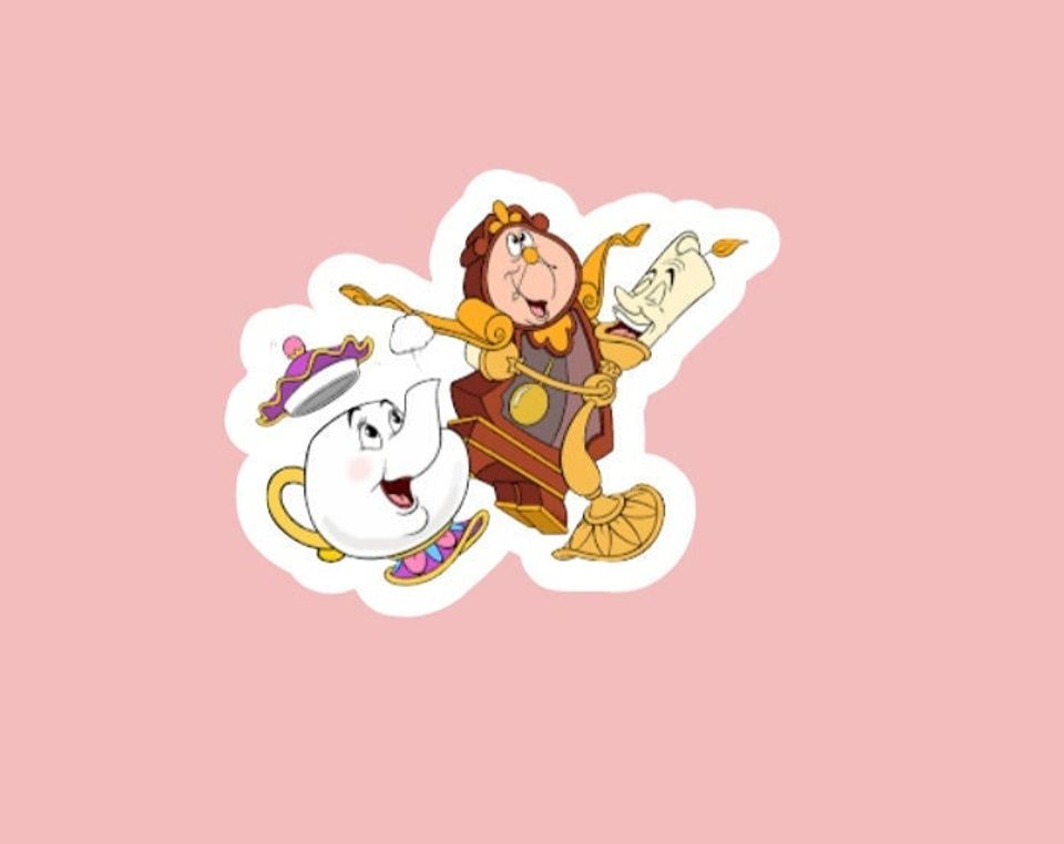 Disney Beauty and the Beast Stickers | ID 20427689 by Usman Ali | Printblur