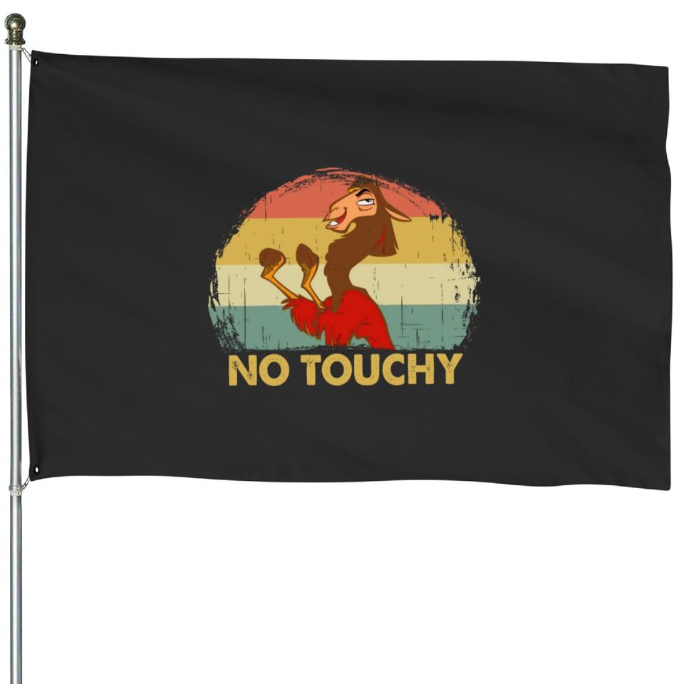 Disney Retro Emperor's New Groove Kuzco Llama No Touchy House Flags ...