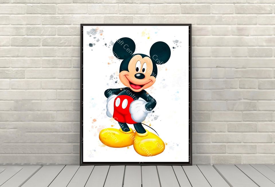 Mickey Mouse Poster Vintage Disney Poster | ID 12657454 by Evandro ...