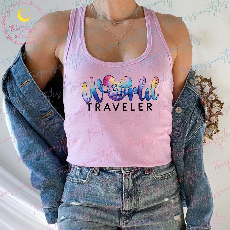 World Traveler Tank Top, Epcot Tank, Epcot World Showcase Ladies Tank ...