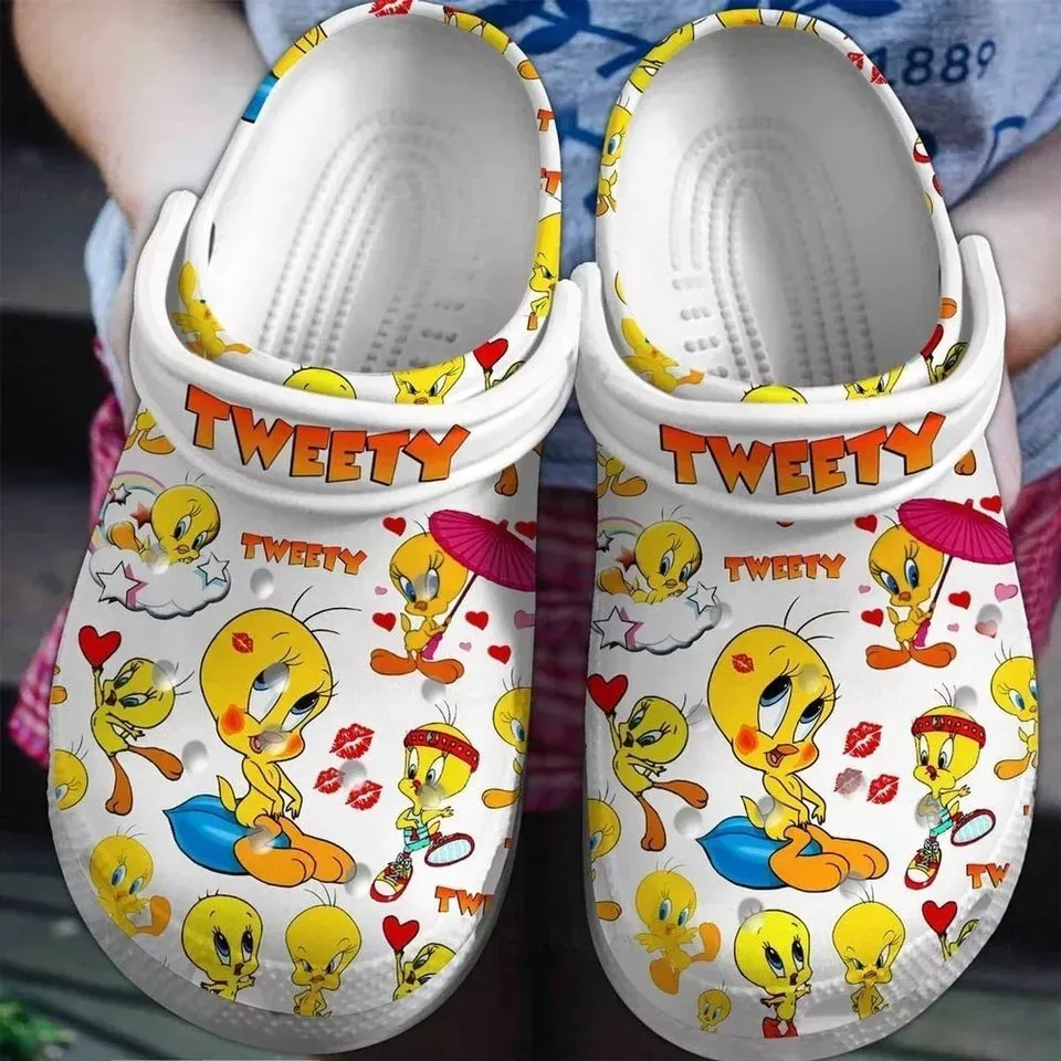 Tweety Bird Clogs, Cute Cartoon Slippers for Women And Kids, Summer ...
