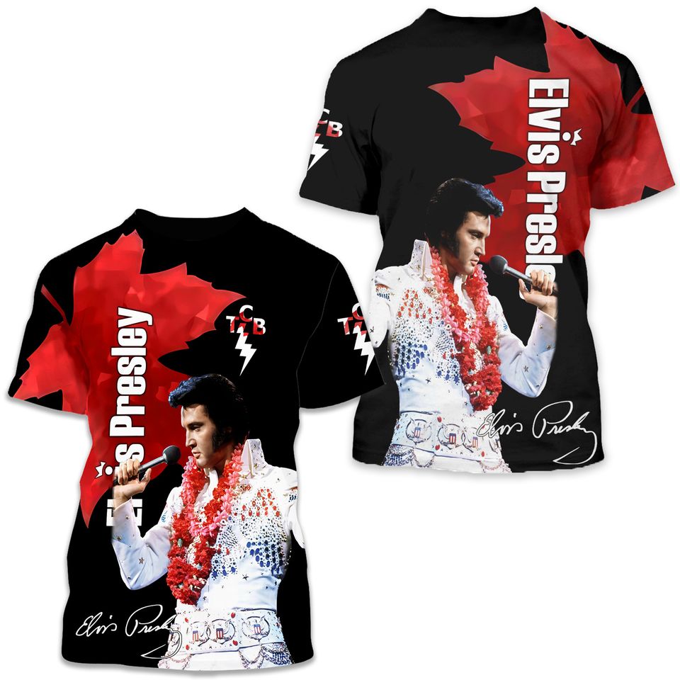 Elvis Presley Tshirt, Elvis Presley 3D Shirt, Rock Music 3D Shirt, All ...
