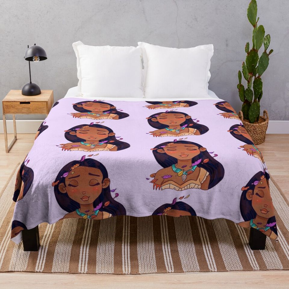 Colors of the Wind Throw Blanket | ID 24010011 by Emre Öztürk | Printblur
