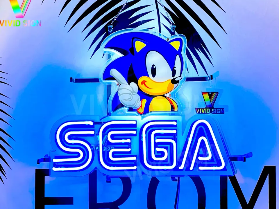 Sega Sonic Arcade Video Game Room Neon Sign | ID 24020426 by Daniela ...