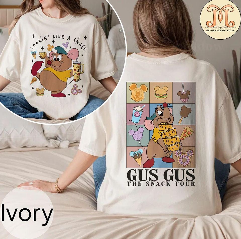 Disney Looking Like A Snack Gus Gus Comfort Colors Shirt, Gus Gus Shirt ...