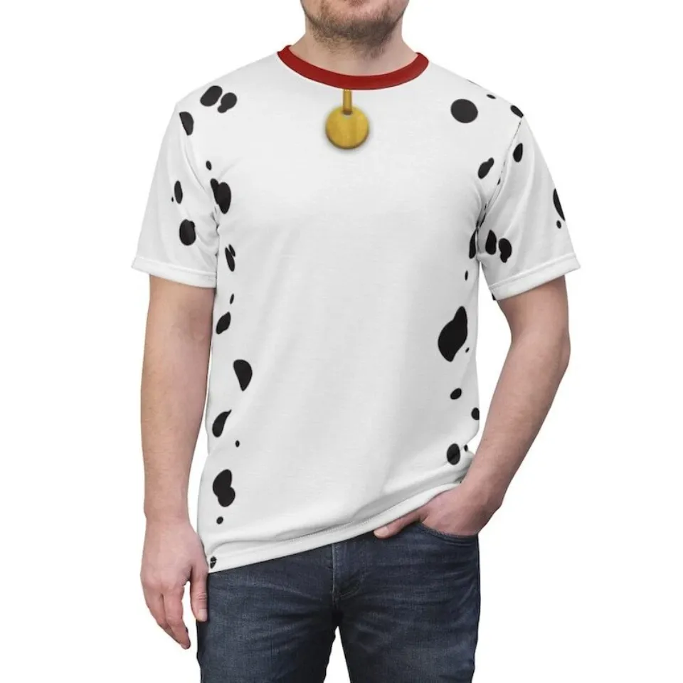 101 Dalmatians Pongo Cosplay Costume Father's Day Gift Tshirt 3D ...